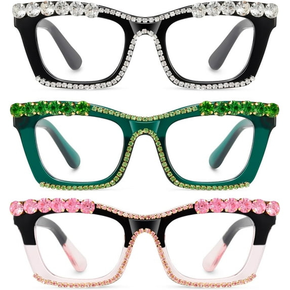 Oprah Style Reading Glasses for Women Men Blue Light Blocking Computer ...