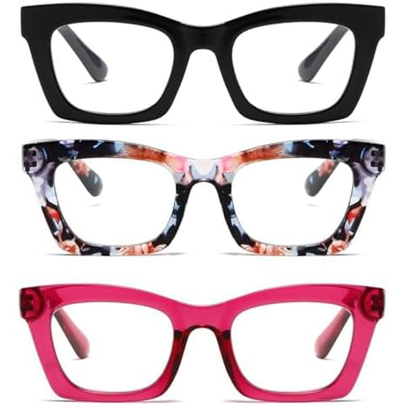 Oprah Style Reading Glasses for Women Men Blue Light Blocking Computer ...