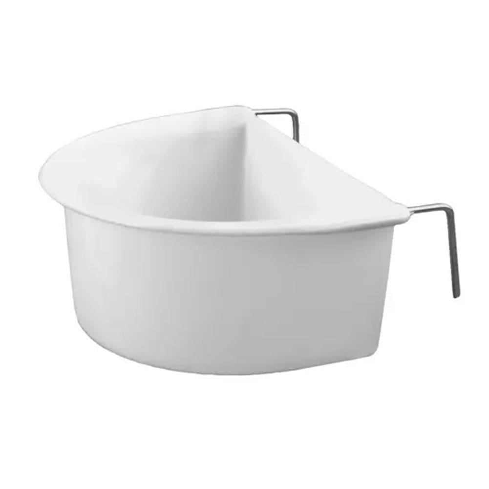 Opspring 1/6pc PLASTIC D CUPS Bird Cage Feeder Pot With Hooks Finch New ...