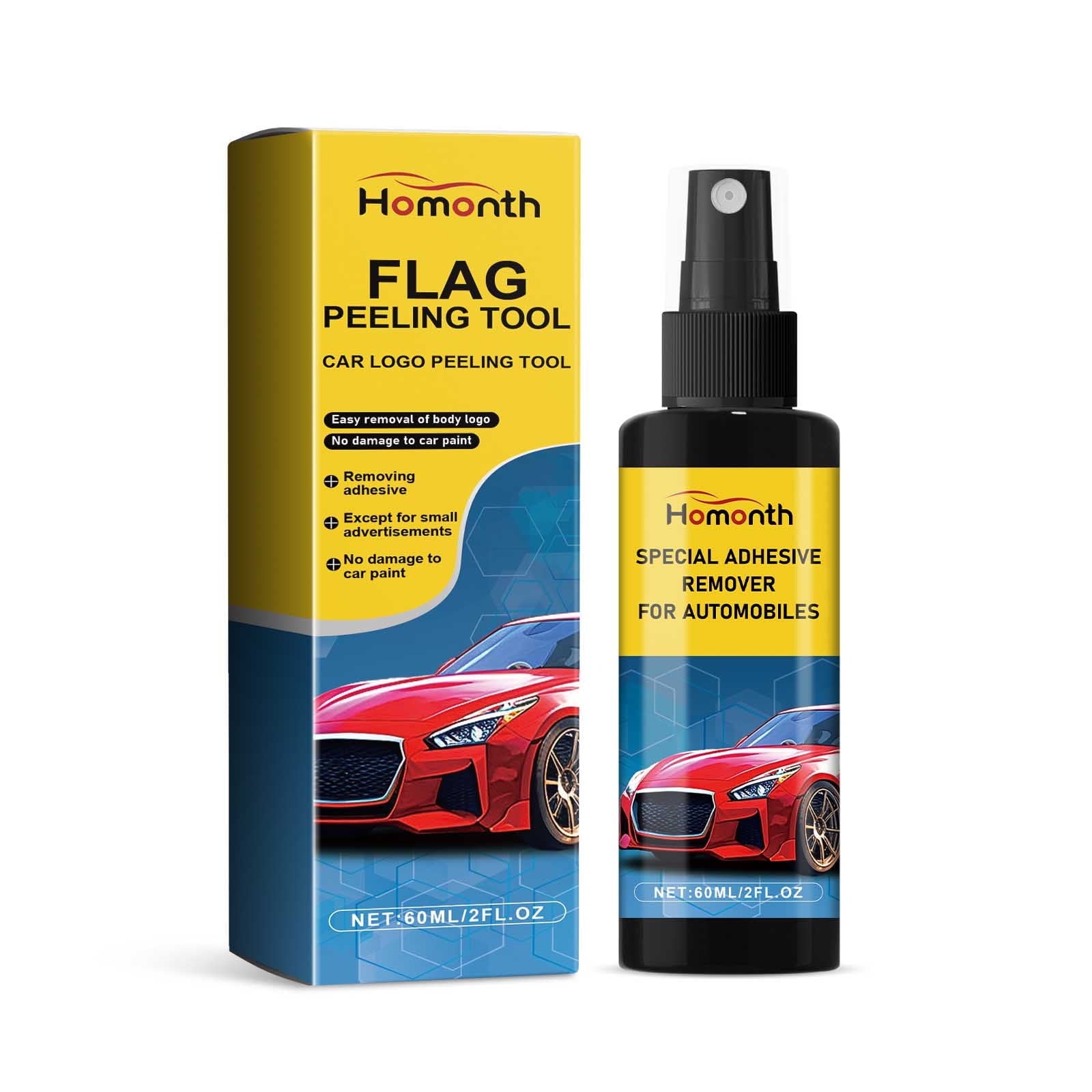 Opspring Adhesive Remover for Cars, 2Oz Car Sticker Remover Spray ...