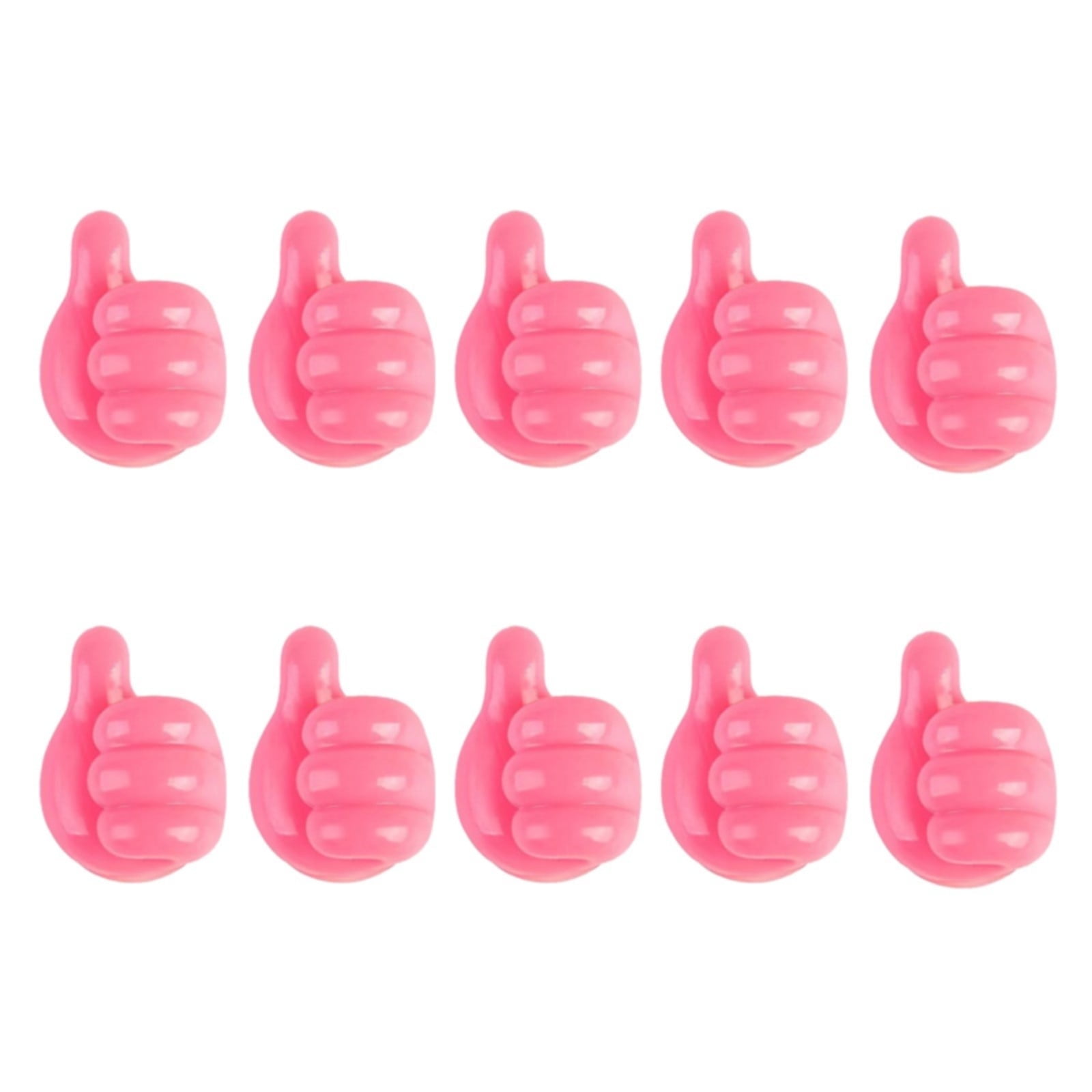 Opspring Clearance Finger Data Cable Storage 10Pcs Pink Large,Thumb ...
