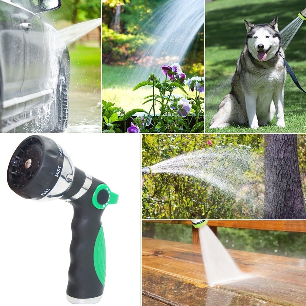 Opspring Clearance Thumb-Type 8-Function Water Spray Gun Nozzle,1 ...
