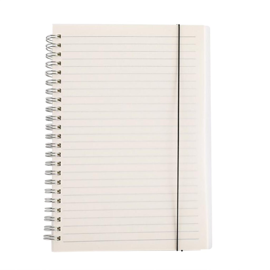 Opspring Clearance Transparent Frosted Coil Notebook Grid Blank ...