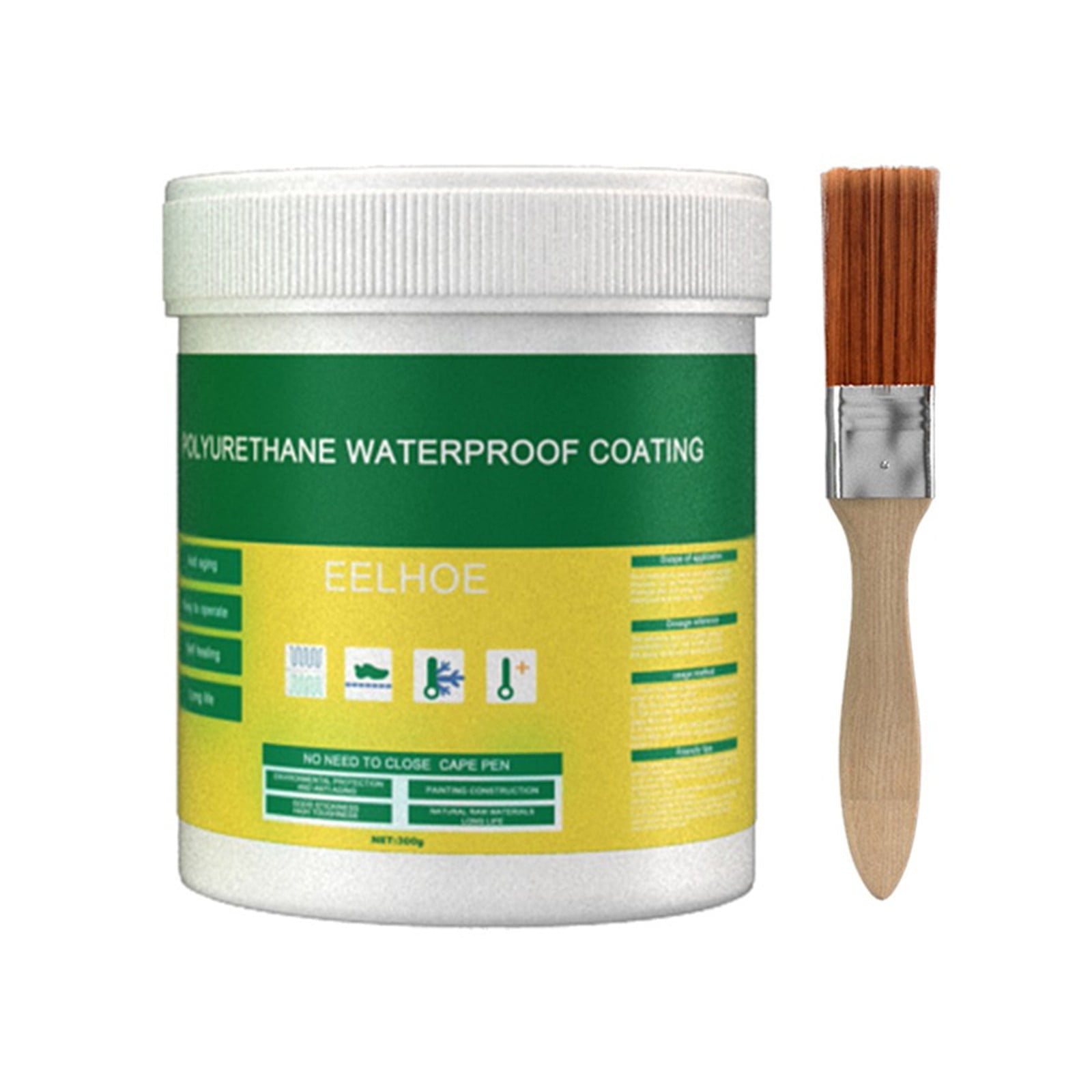 Opspring Clearance Transparent Waterproof Glue 300G,Transparent Waterproofs Glue Exterior Wall ...