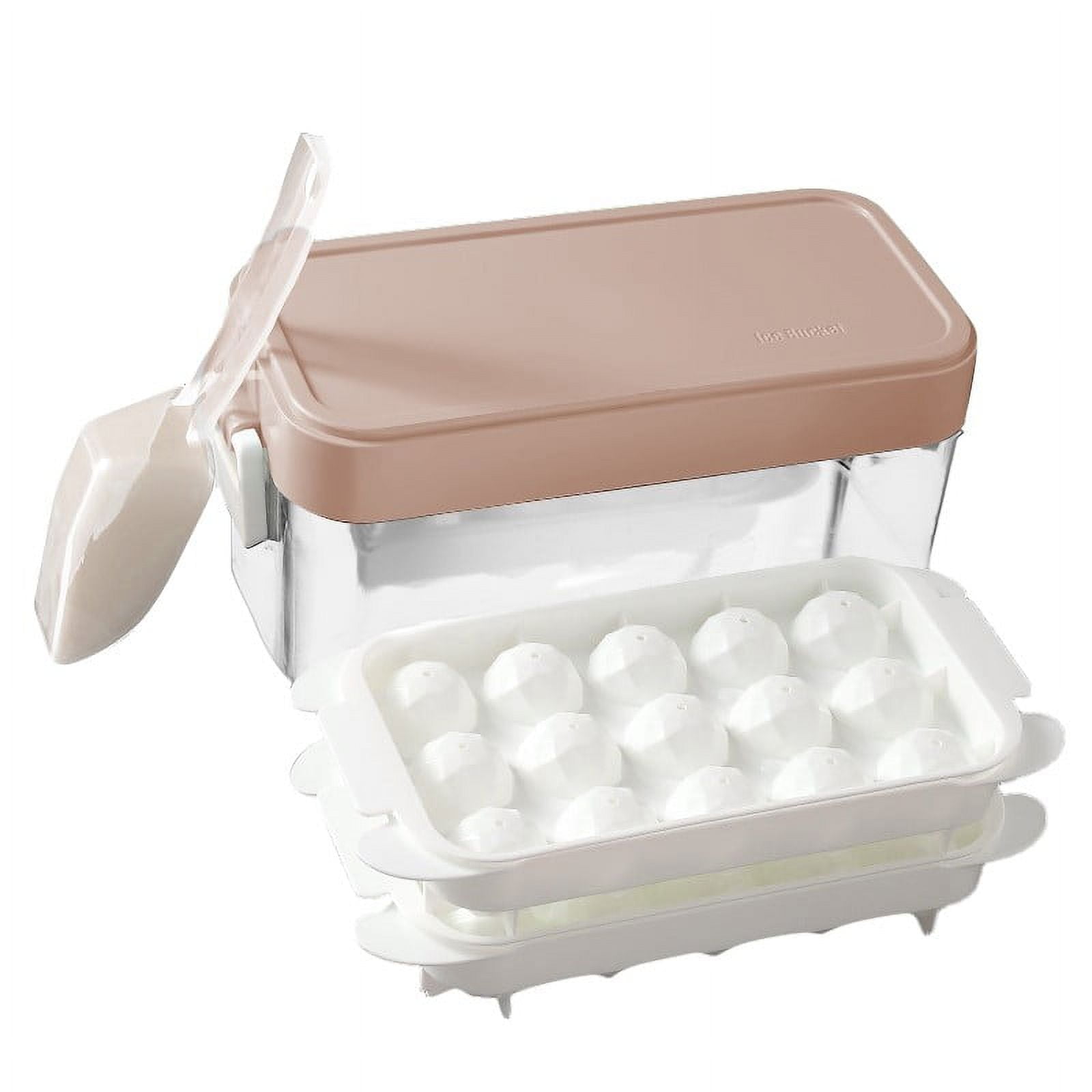 Opspring Clearancepush Ice Cube Mould Pink,Push-Type Ice Cube Mold,Ice ...
