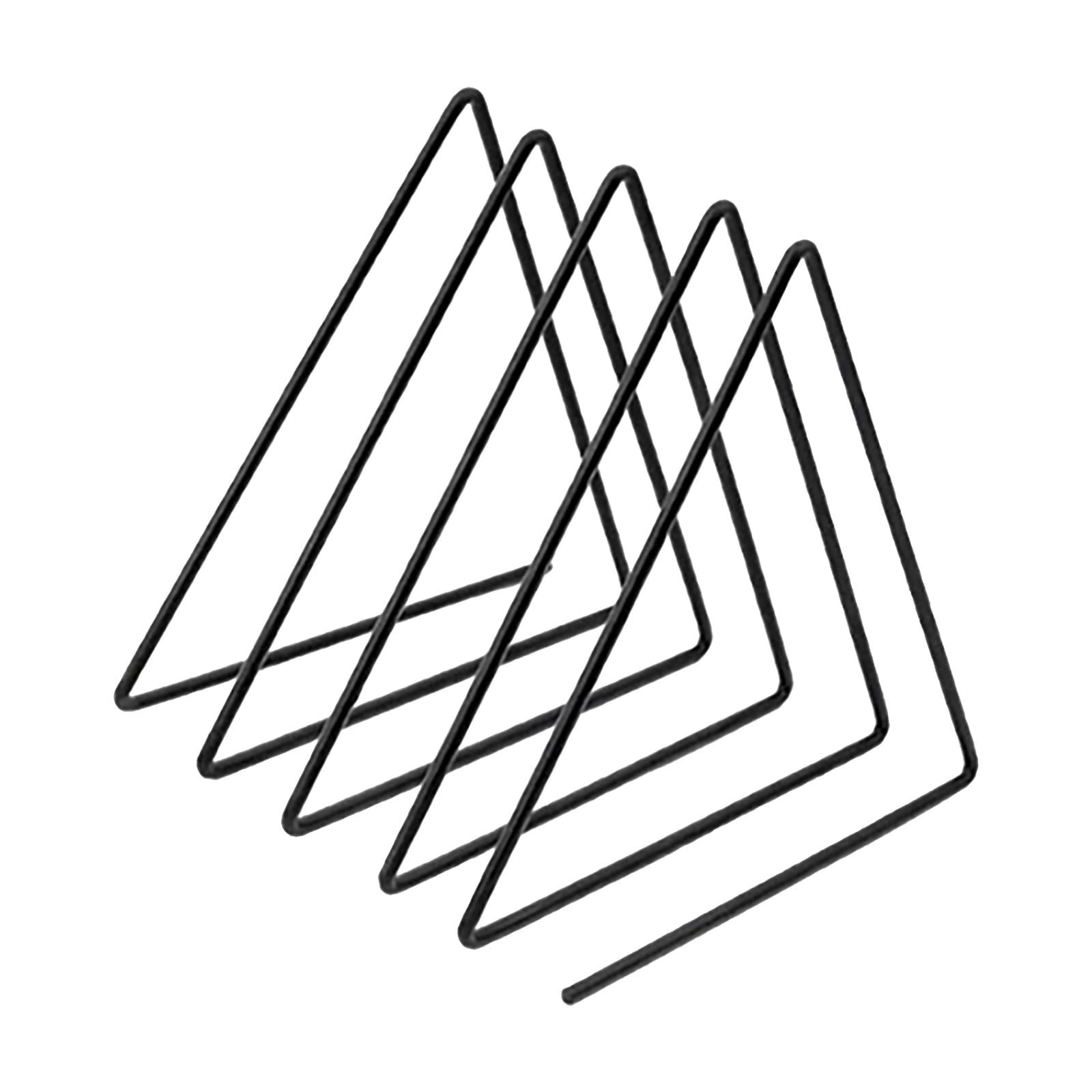 Opspring Desktop Decorations,Golden Triangle Art Small Bookshelf Office ...