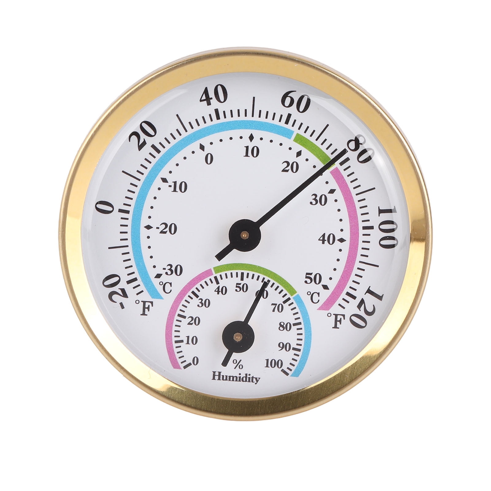 Opspring Mini Indoor Thermometer Hygrometer, Mini Pointer Type ...