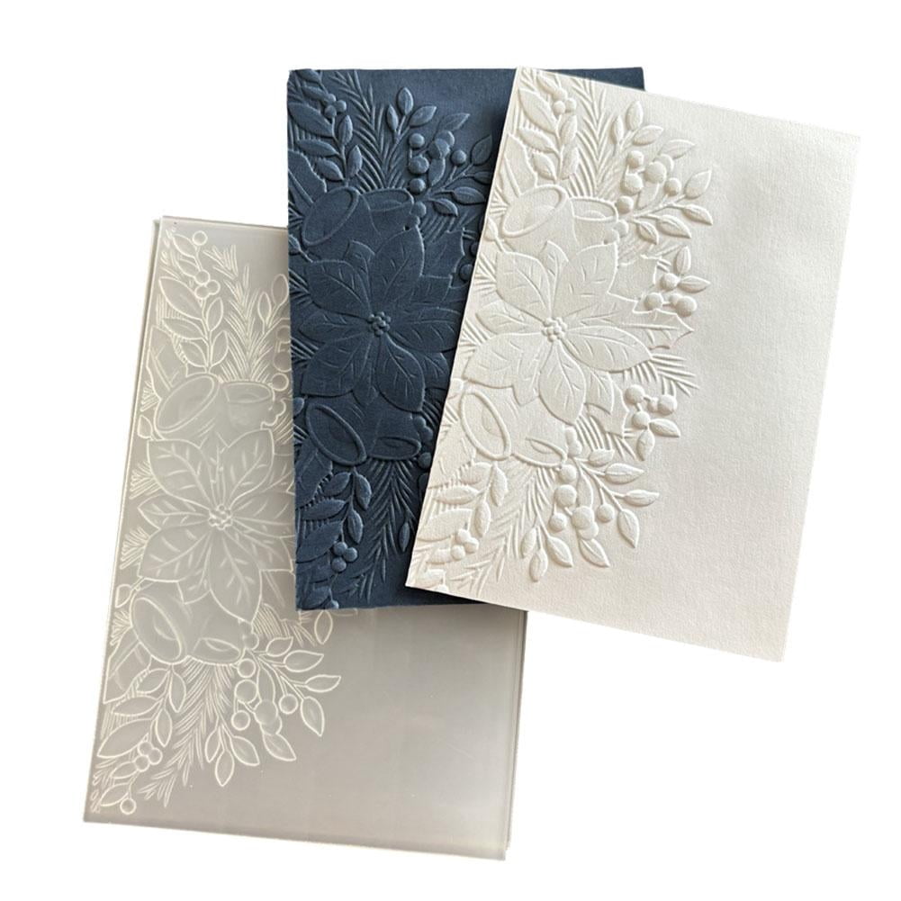 Opspring NEW 3D Textured Tree Plastic Embossing Folder For Card ...