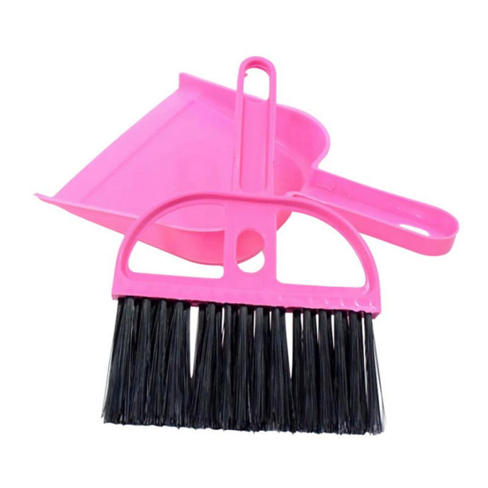 Opspring Pet Sweeper Dog Cat Broom Dustpan Set, Short Handled Pooper ...