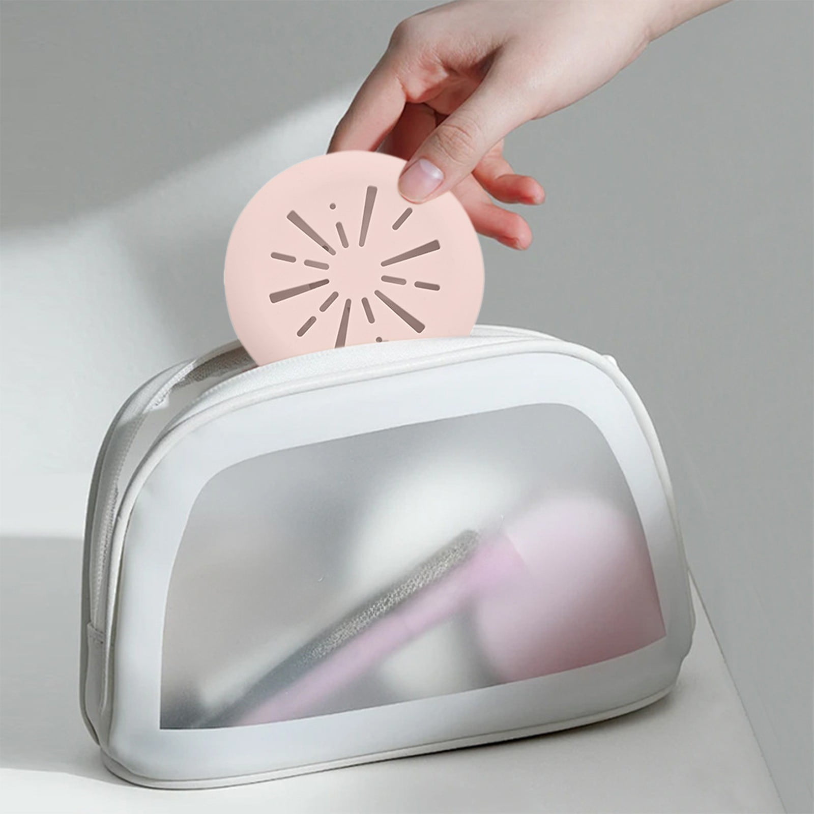 Opspring Portable Silica Gel Storage Box for Makeup Brushes and ...