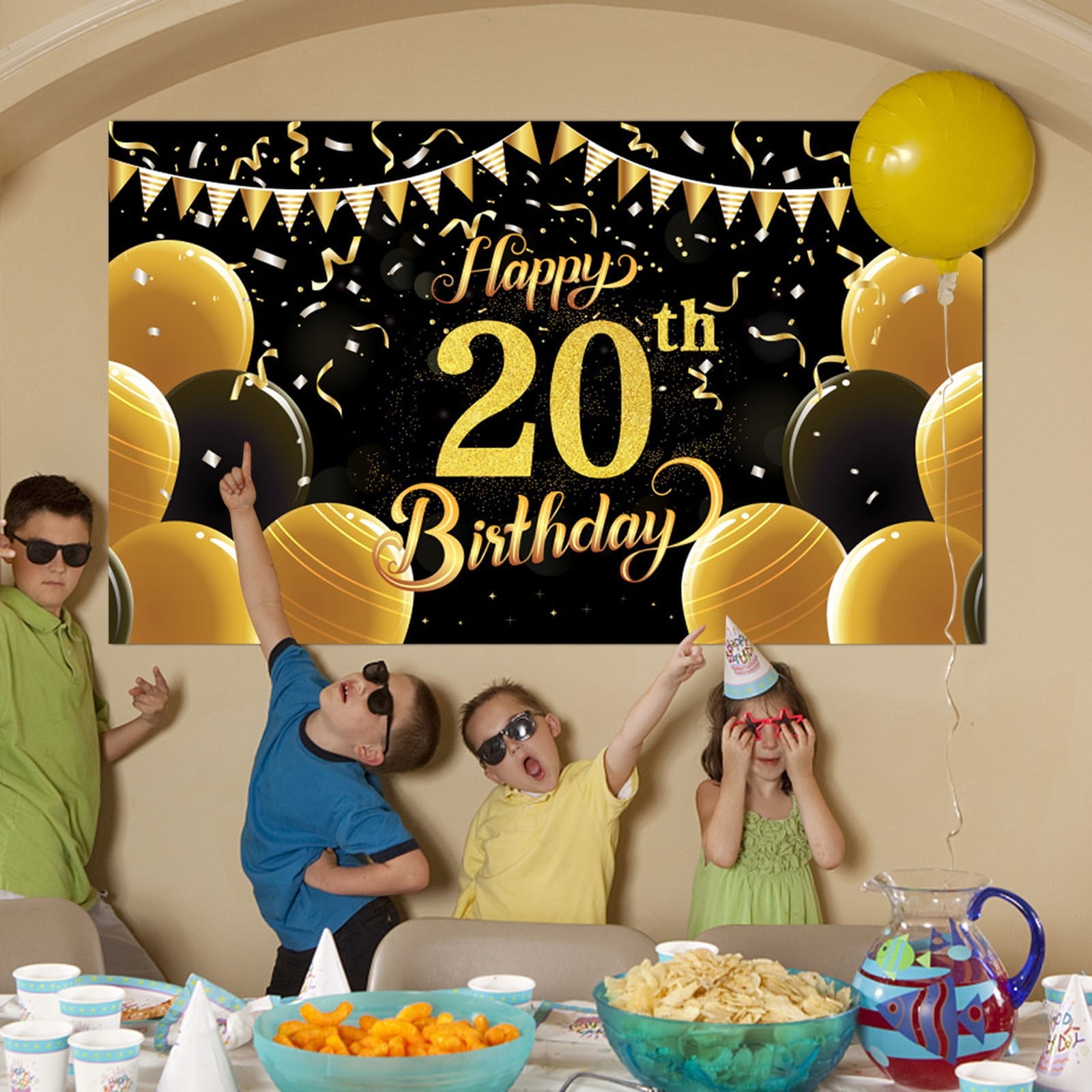 Opspring Shooting Props Clearance,Birthday Background Cloth Hanging ...