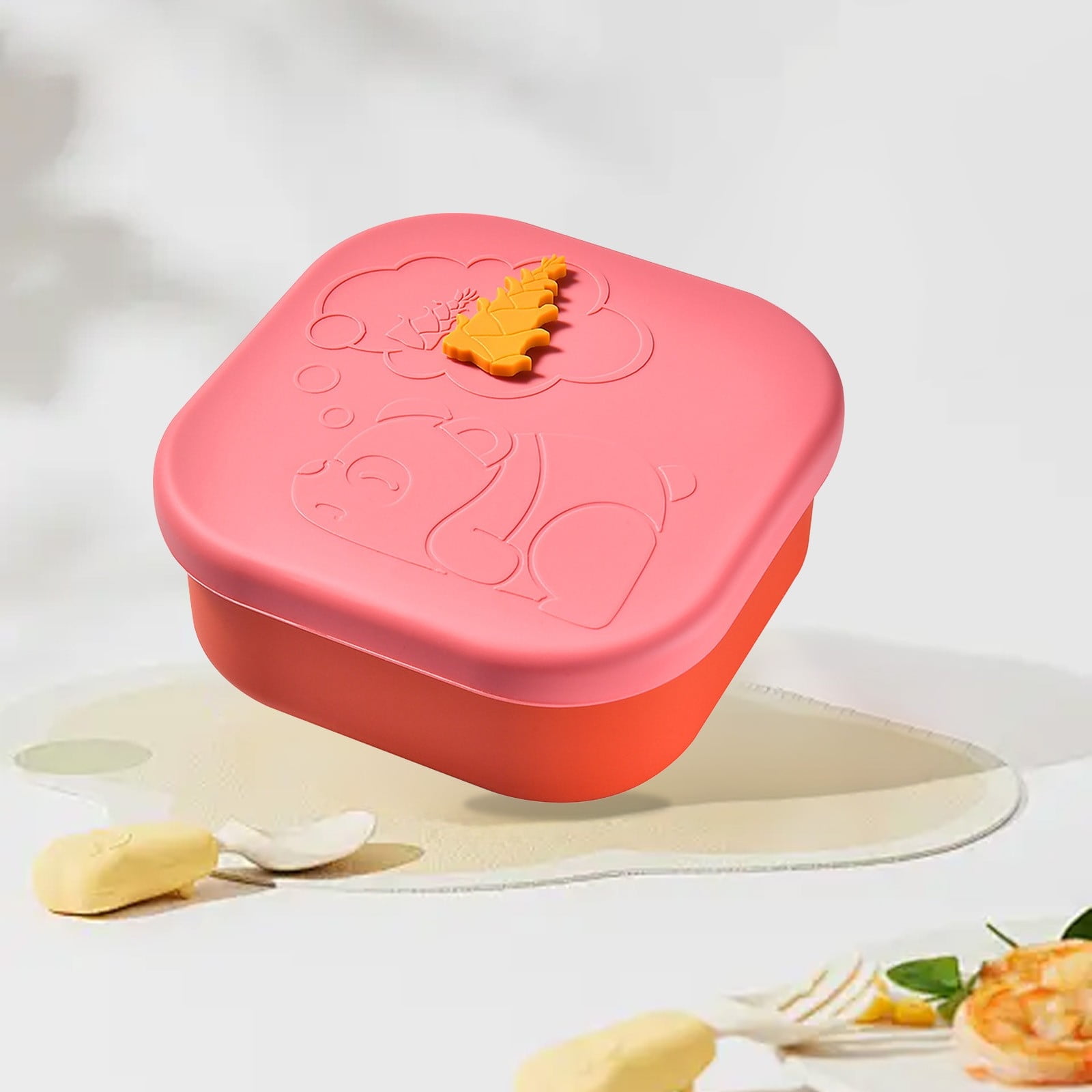 Opspring Wheats Straw Single Layer Lunch Box Mobile Phone Holders Lunch ...