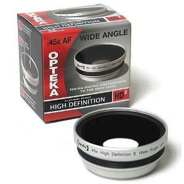 Opteka .45x HD2 Wide Angle Converter for Canon EOS 18-55mm, 55-200mm ...