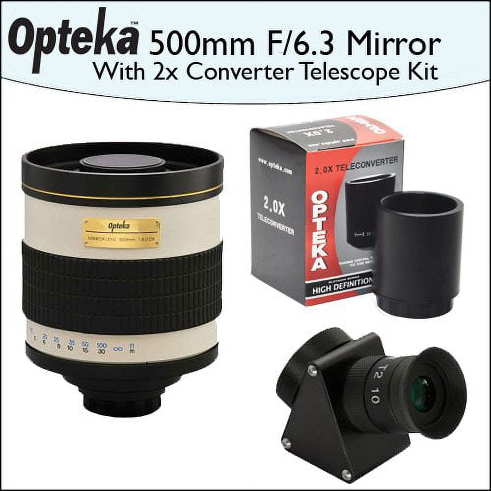 Opteka 500mm f/6.3 High Definition Telephoto Mirror Lens + Lens ...