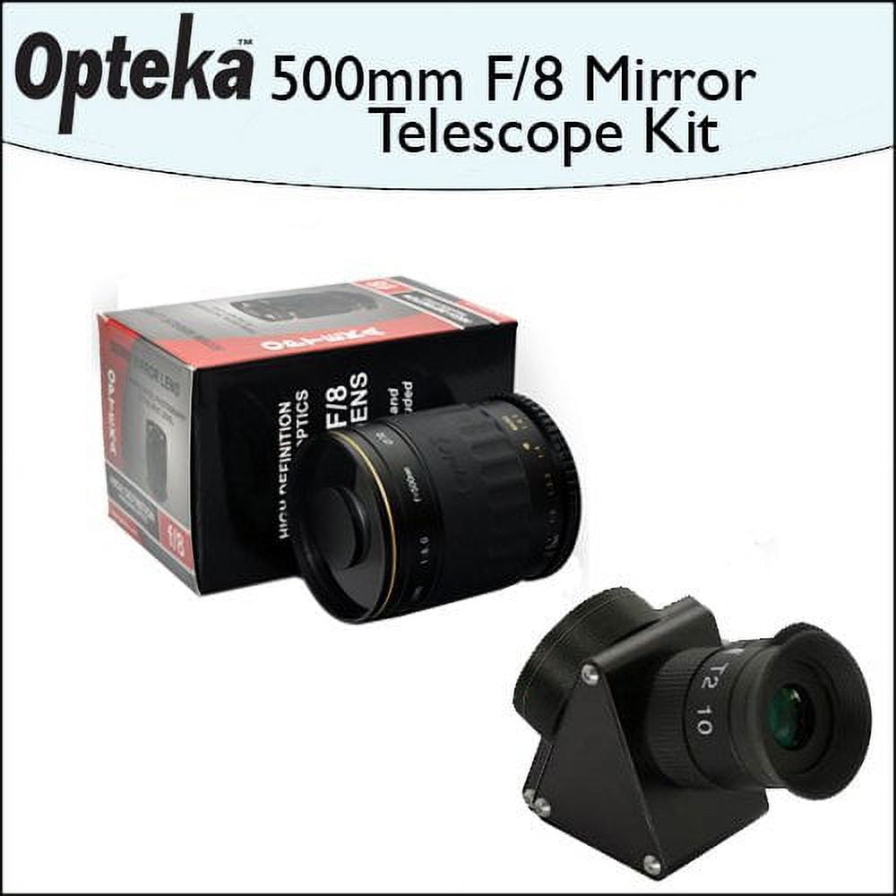 Opteka 500mm f/8 HD Telephoto Mirror Lens + Lens Converter To Telescope ...