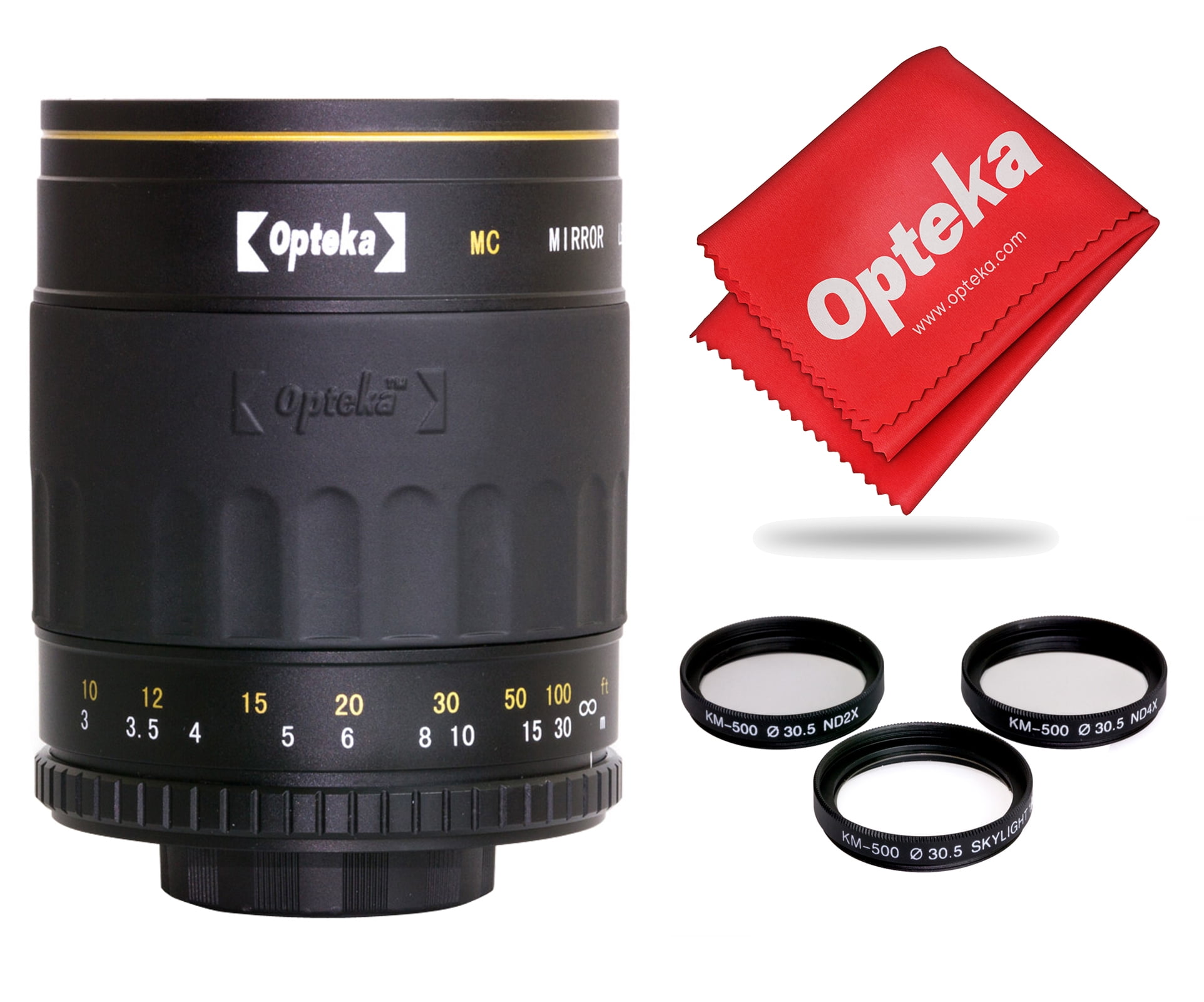 Opteka 500mm f/8 High Definition Telephoto Mirror Lens for Canon EOS ...