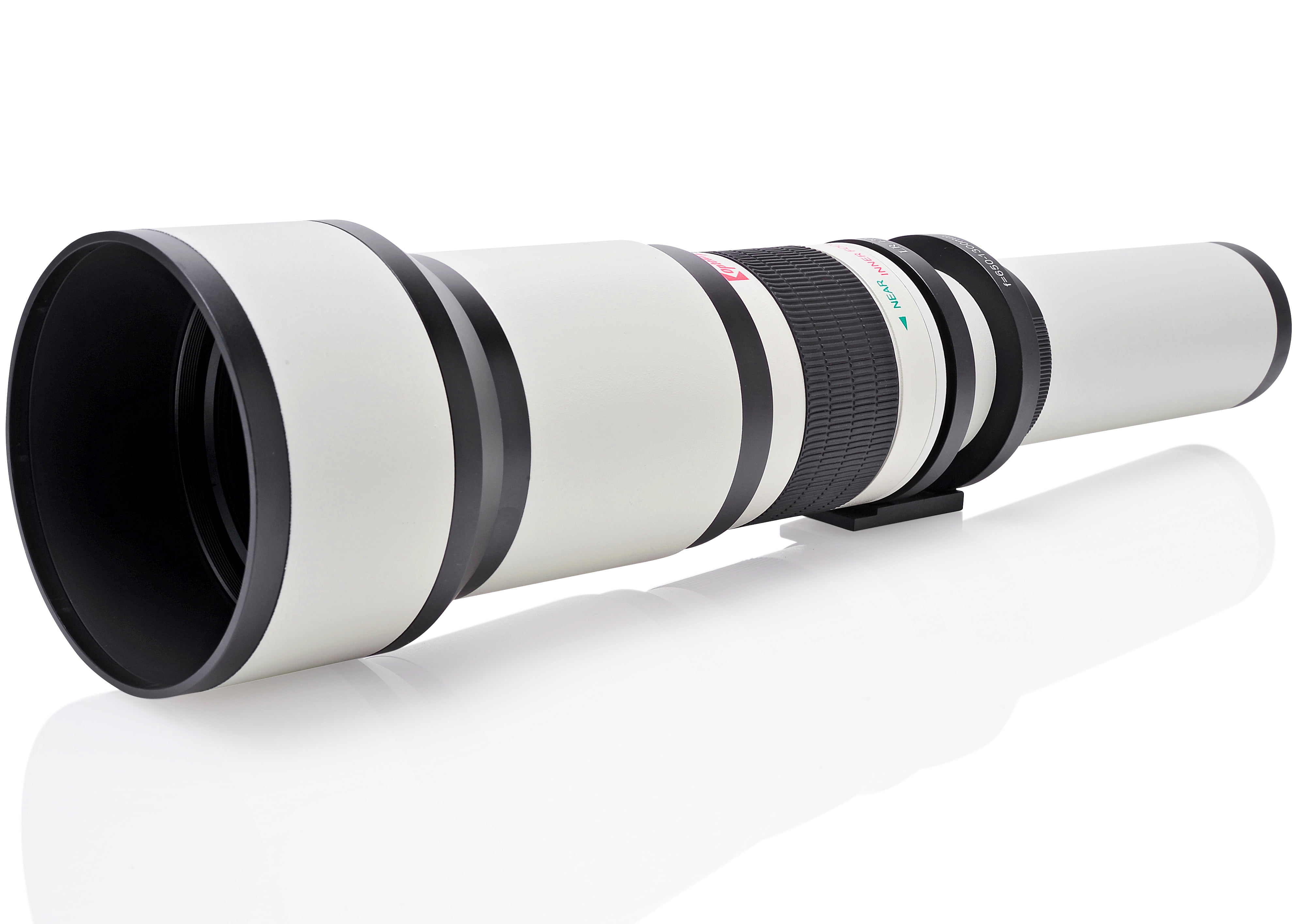 Opteka 650-1300mm (with 2x- 1300-2600mm) Telephoto Zoom Lens for Canon ...