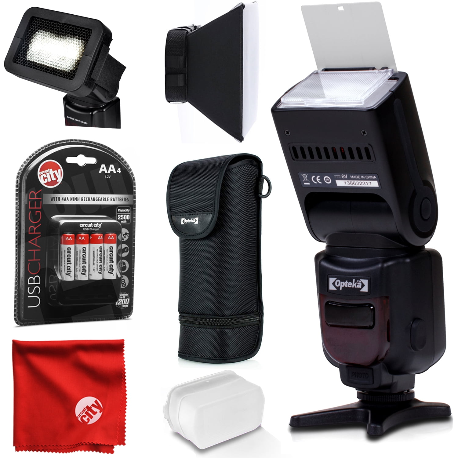 Opteka IF-980 i-TTL AF Dedicated Flash with Bounce Zoom Tilt LCD ...