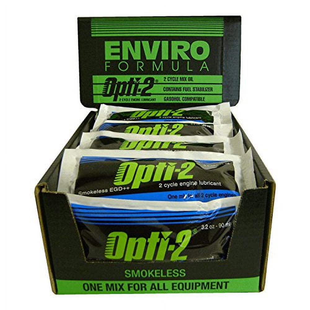 Opti-2 2 Cycle Oil with Fuel Stabilizer 3.2 Oz., pack of 28 - Walmart.com