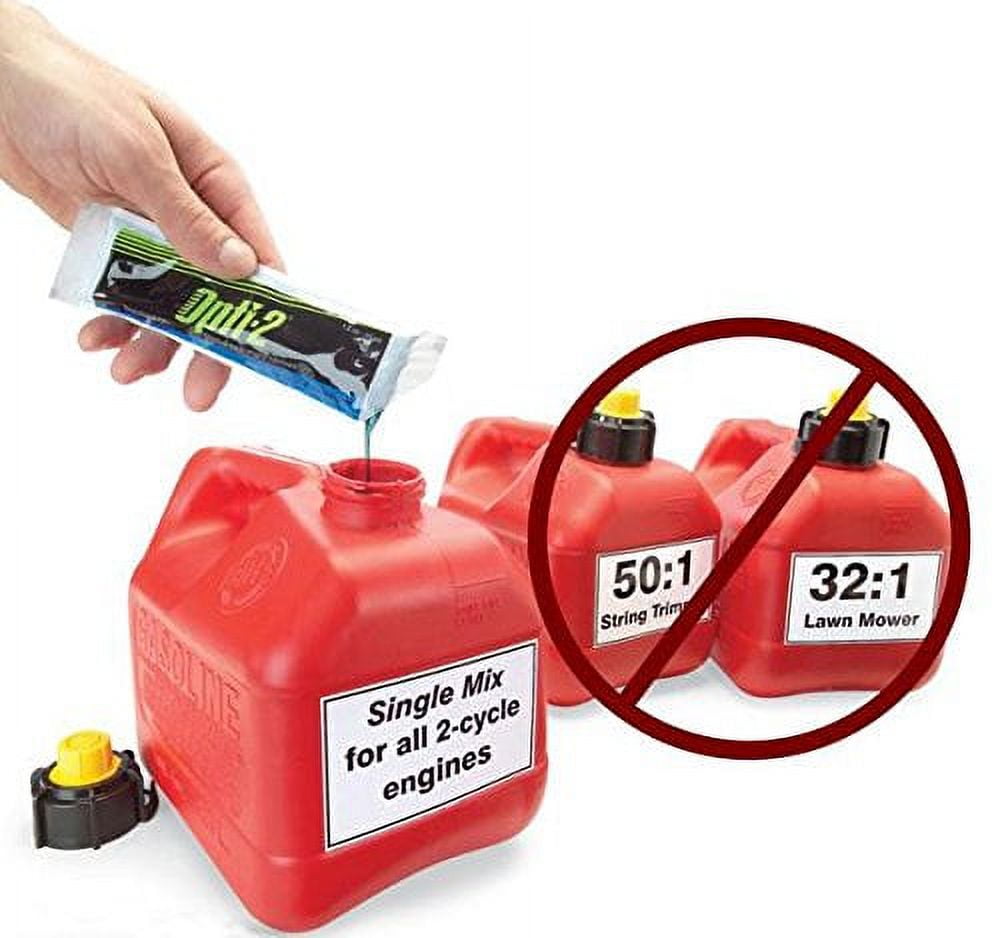Opti-2 20096 1 Gallon Mix Pouches 2-Cycle Engine Lubricant a Box of 48 ...
