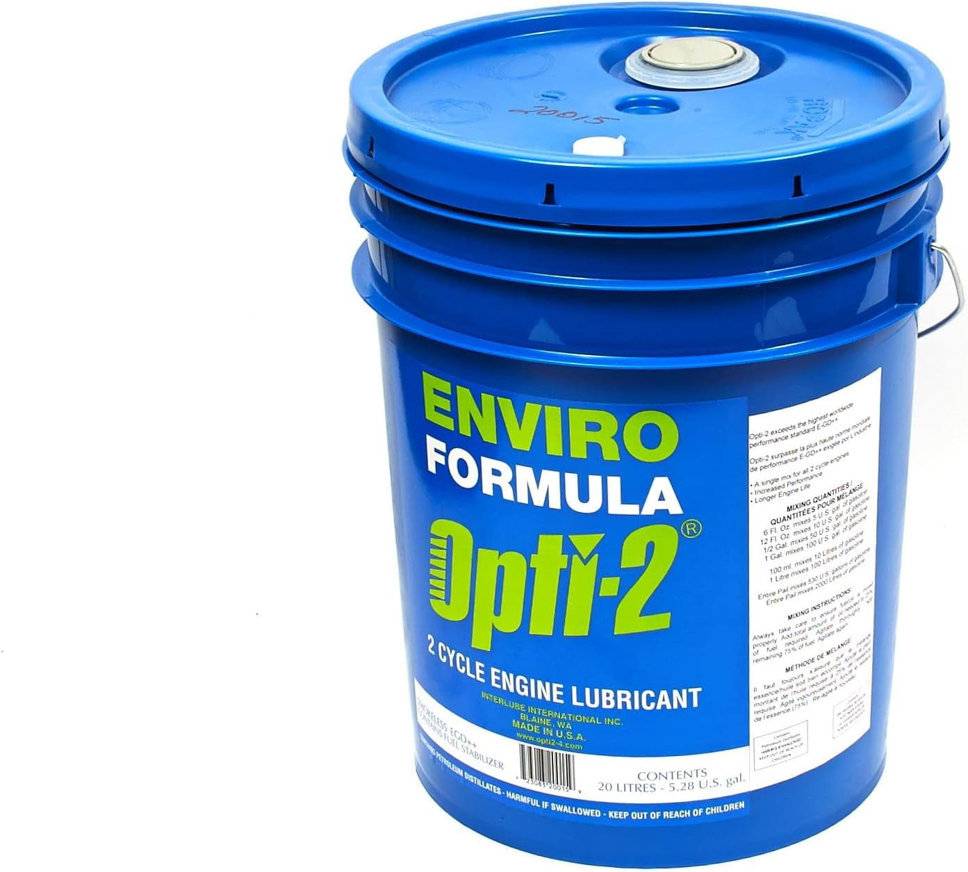 Opti 20015 2 Cycle Oil, 5.3 Gallon - Walmart.com