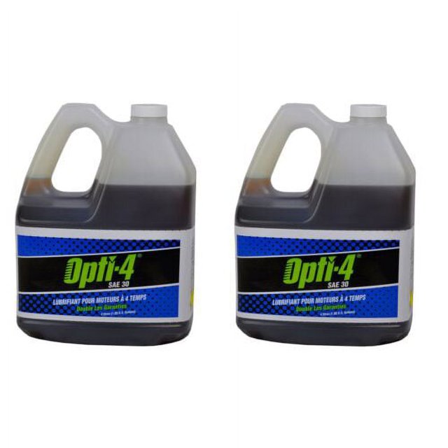 Opti-2 SAE 30 43444 4-Cycle Engine Lubricant Bottle, 1 Gal - (2 Pack ...