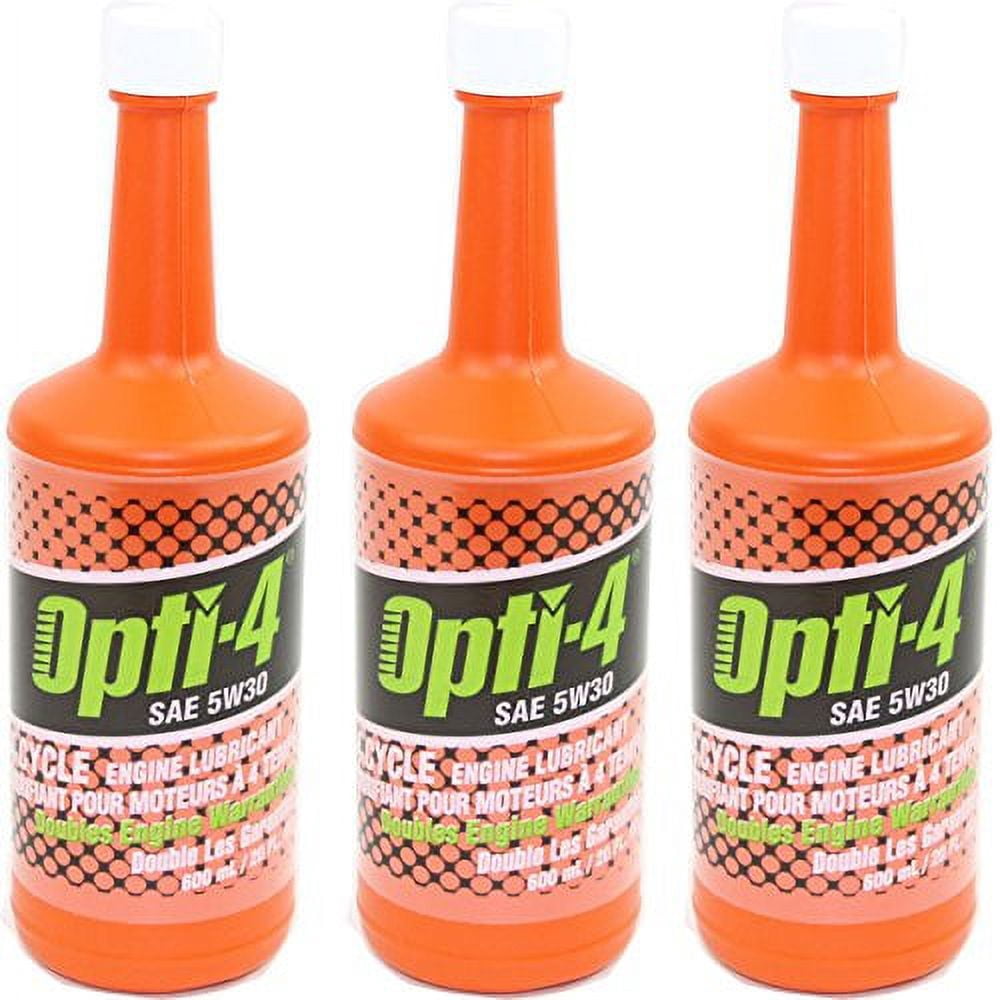 Opti-4 SAE 5W30 20 Fl Oz 4-Cycle Formula Engine Lubricant, 3-Pack ...