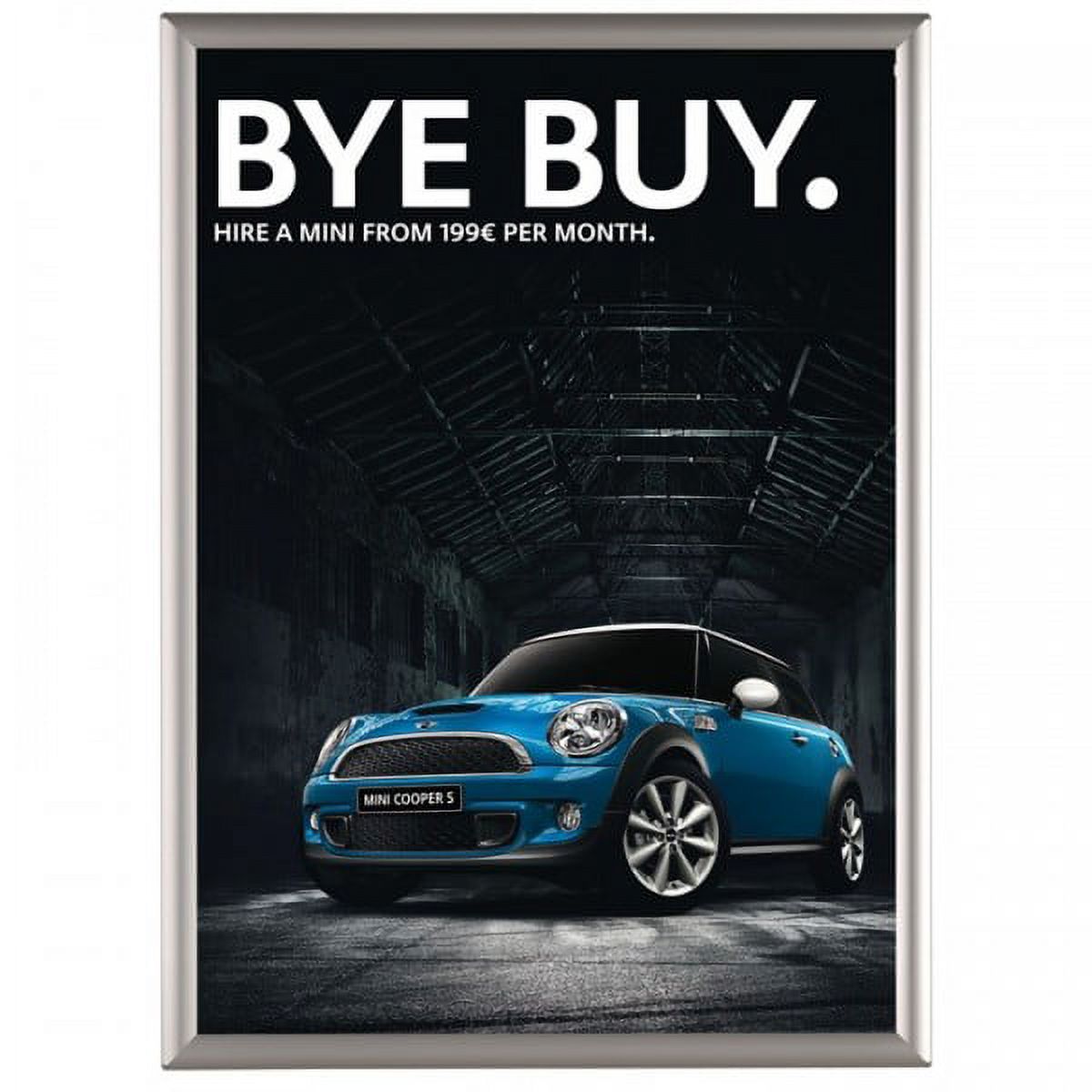 Opti-Frame, Snap Picture Frame, 22"x28", Aluminum, 1 Inch Profile ...