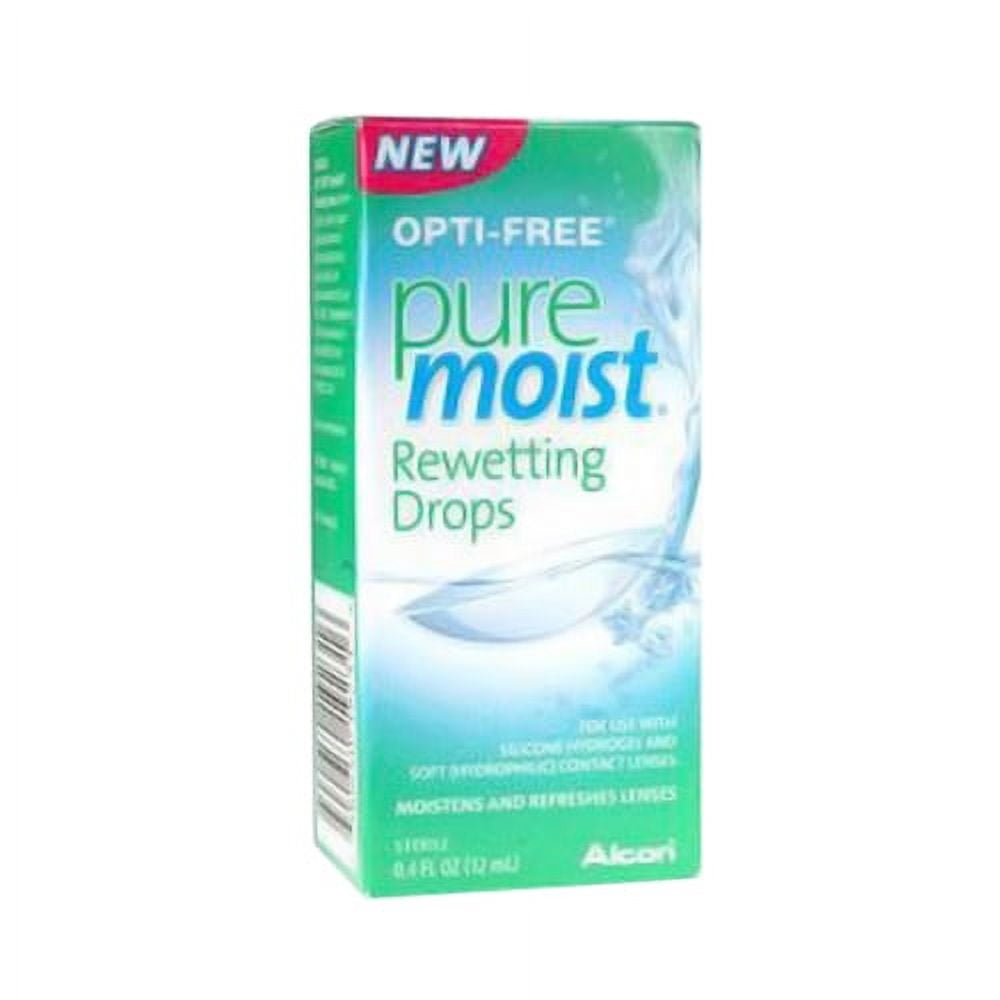 Opti-Free Pure Moist Rewetting Drops - 12 Ml, 6 Pack - Walmart.com