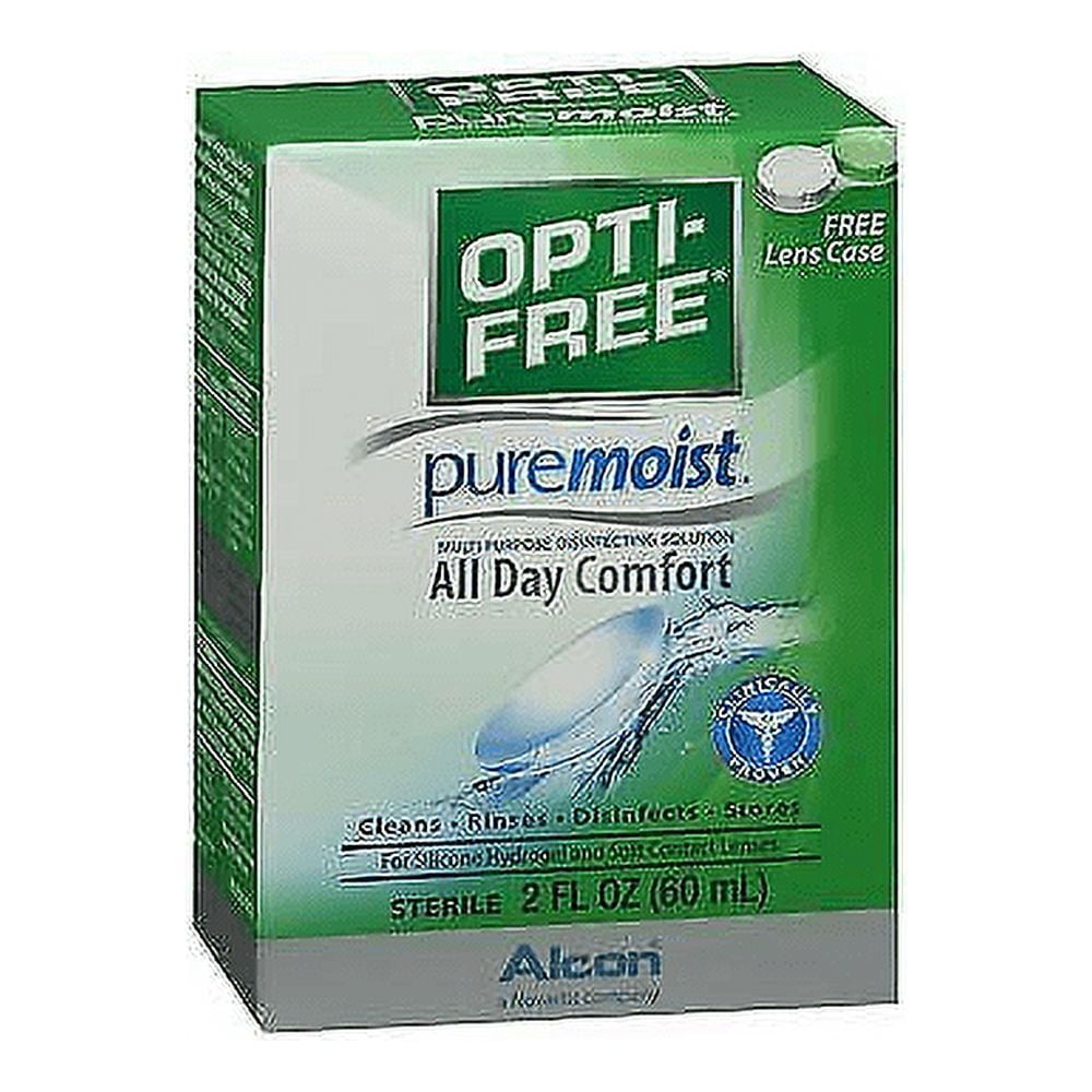 Opti Free Puremoist Multi-Purpose Disinfecting Solution, 2 oz., 3-Pack ...