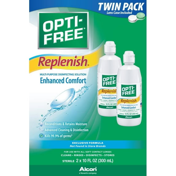 Opti-Free Replenish Multi-Purpose Contact Lens Cleaning and ...