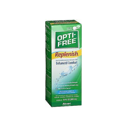 Opti-Free Replenish Multi-Purpose Contact Lens Disinfecting Solution 10 ...