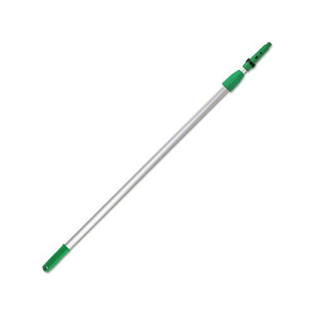 Opti-Loc Aluminum Extension Pole, 13ft, Two Sections, Green/Silver ...