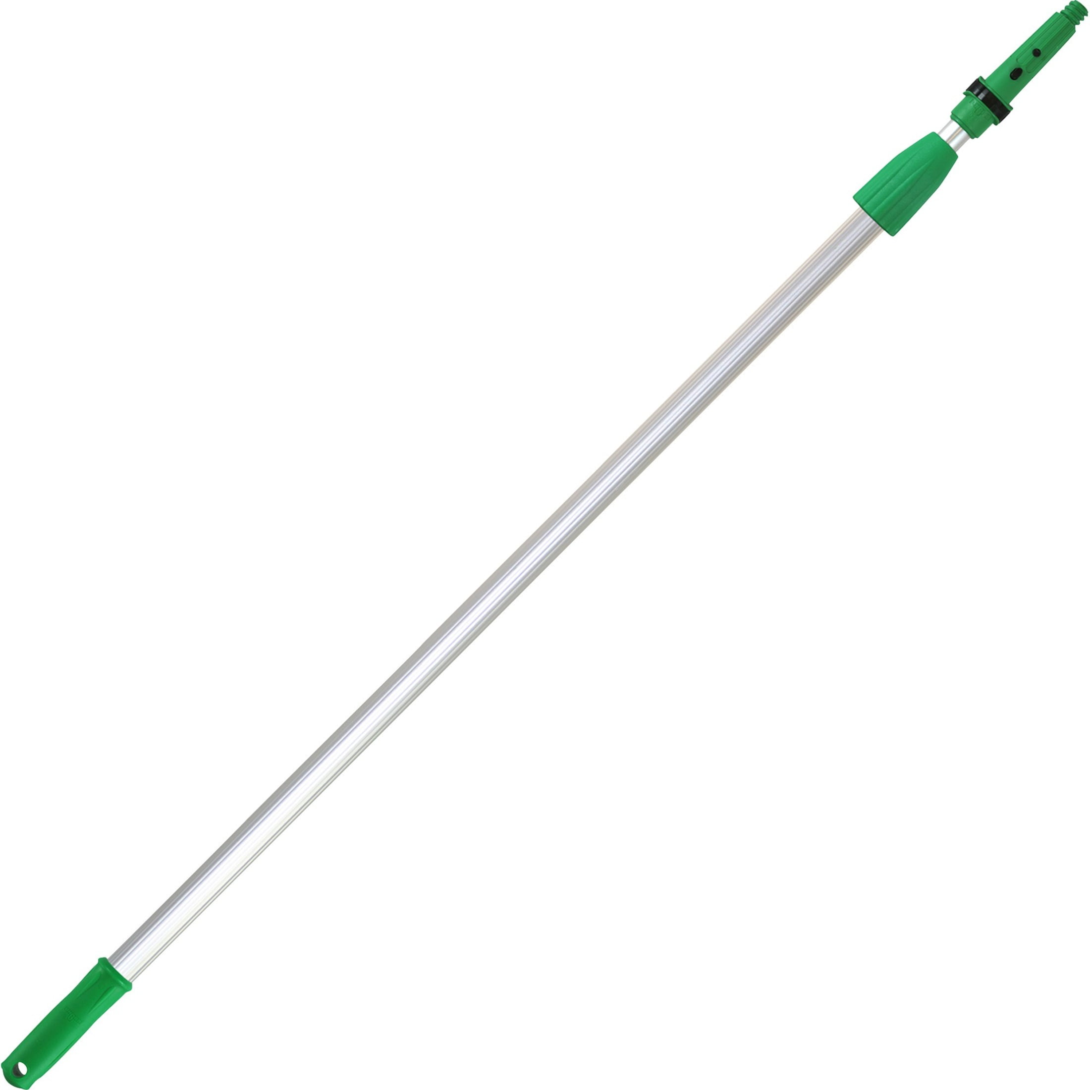 Opti-Loc Aluminum Extension Pole 8ft, Two Sections, Green/Silver ...