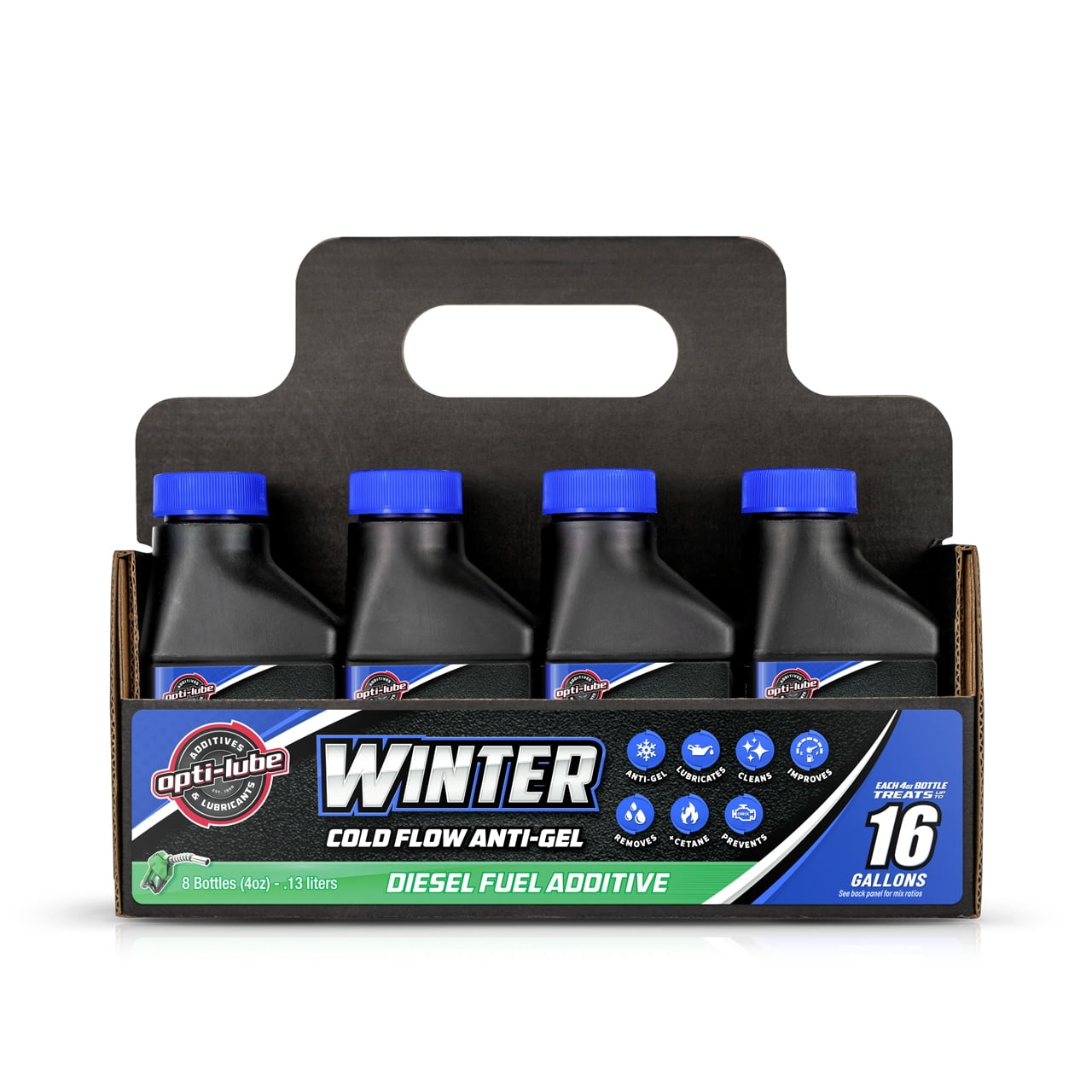 Opti-Lube Winter Formula Diesel Fuel Additive - 4oz 8 Pack Treats up to ...