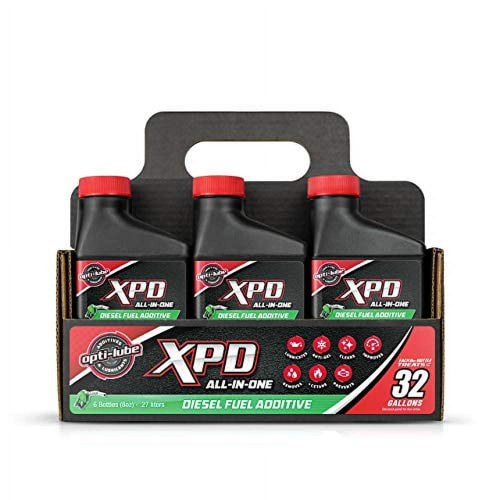 Opti-Lube XPD Diesel Fuel Additive, 8oz 6 pack - Enhances Performance ...