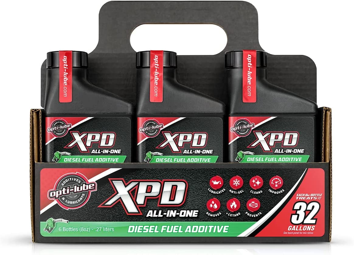 Opti-Lube XPD All-Season Diesel Fuel Additive - 8oz Bottles (6 Pack) - Walmart.com