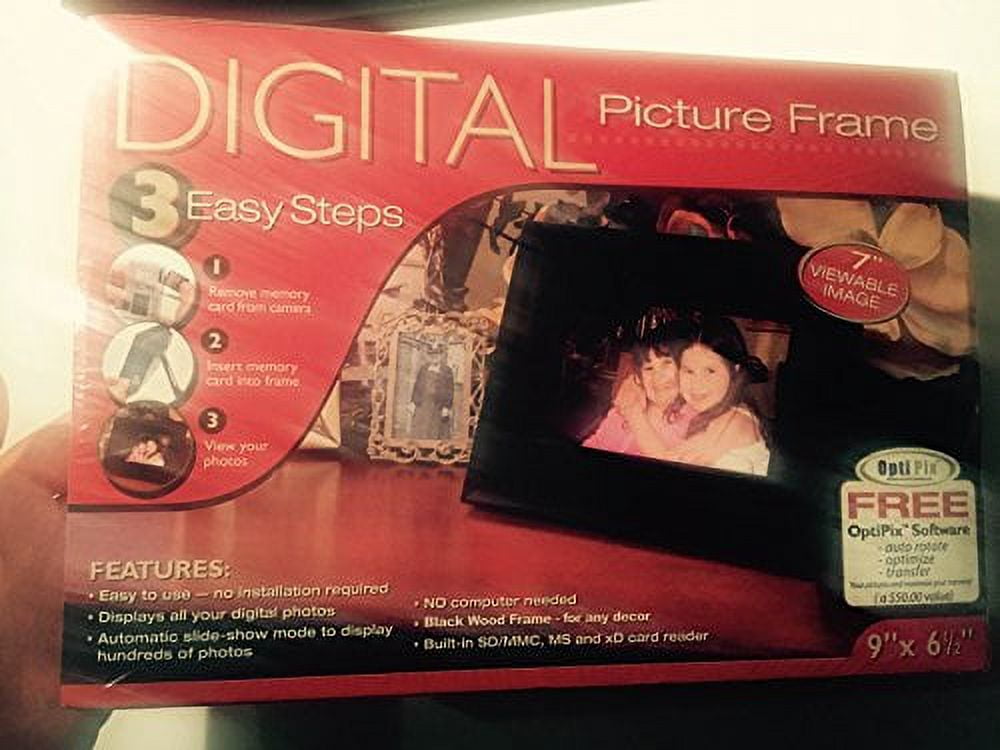 Opti Pix Digital Picture Frame - Walmart.com