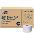 OptiCore Mid-size Toilet Paper Roll White T11, Universal, 2-ply, 36 x ...