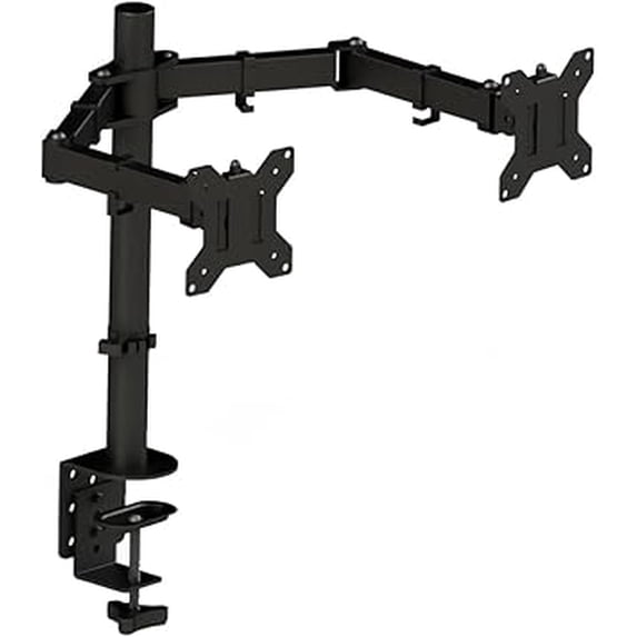 OptiLite Dual Monitor Arm, Adjustable Desk Mount with Swivel and Tilt ...