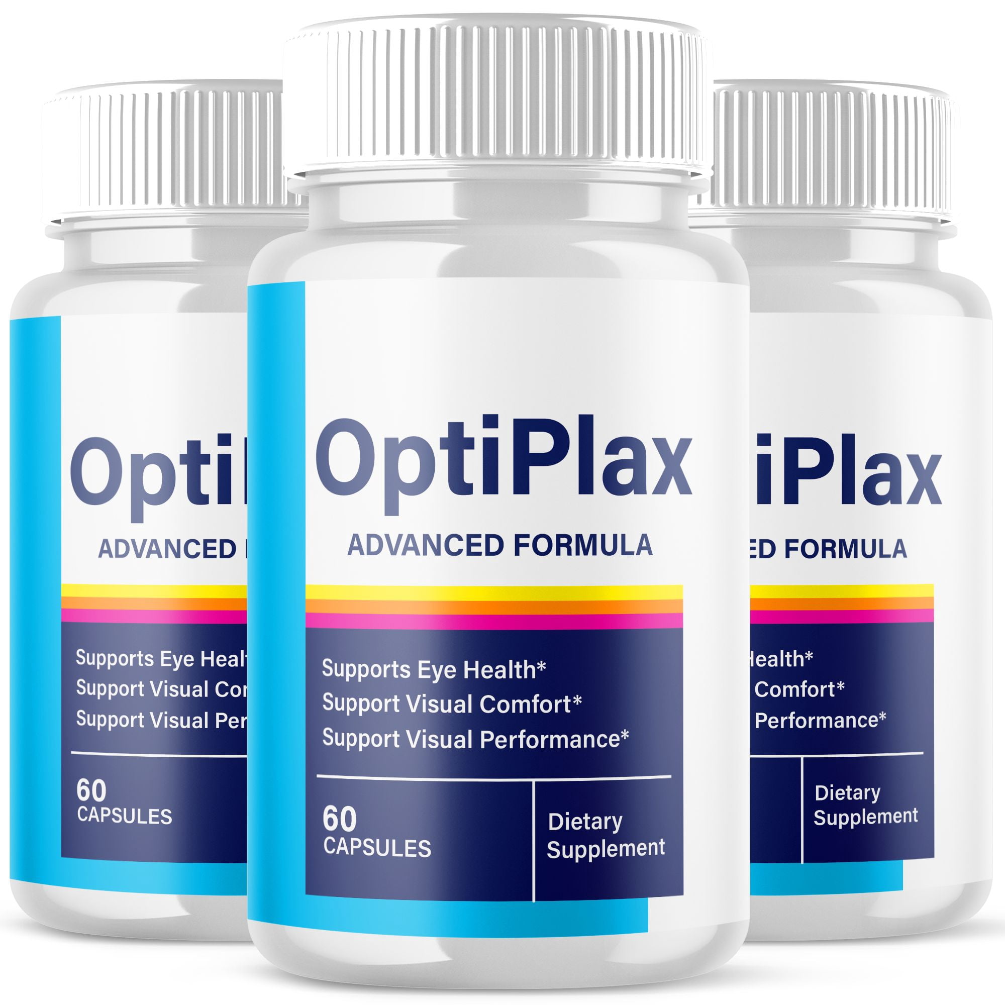 OptiPlax Vision Support Pills Advanced Formula Eye Health Supplement ...