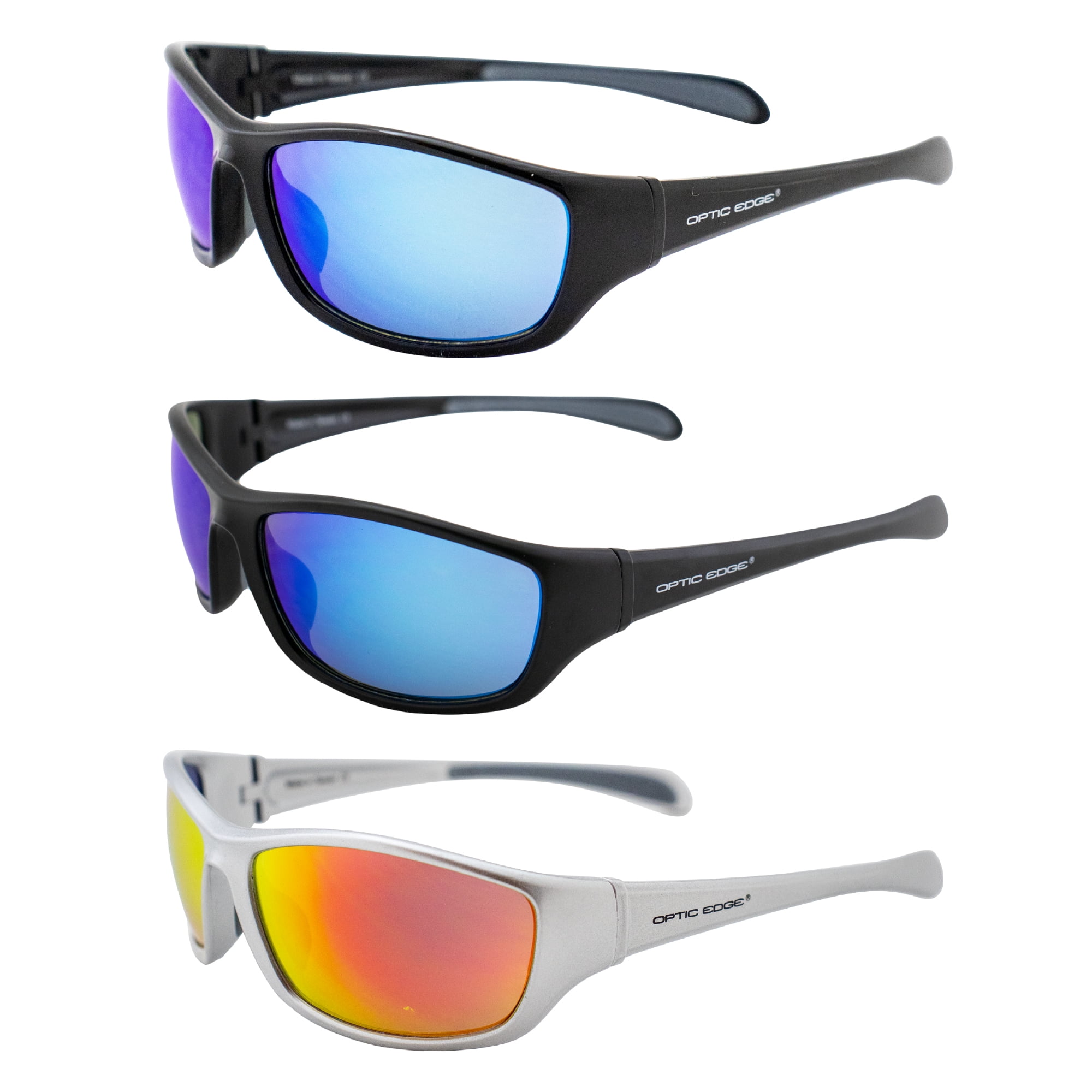 Optic Edge Overdrive Sports & Motorcycle Sunglasses for Men or Women 3 ...