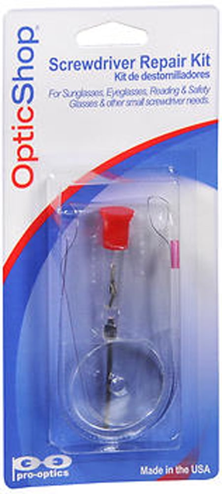 Optic Shop Eye Glass Screwdriver Repair Kit - Walmart.com