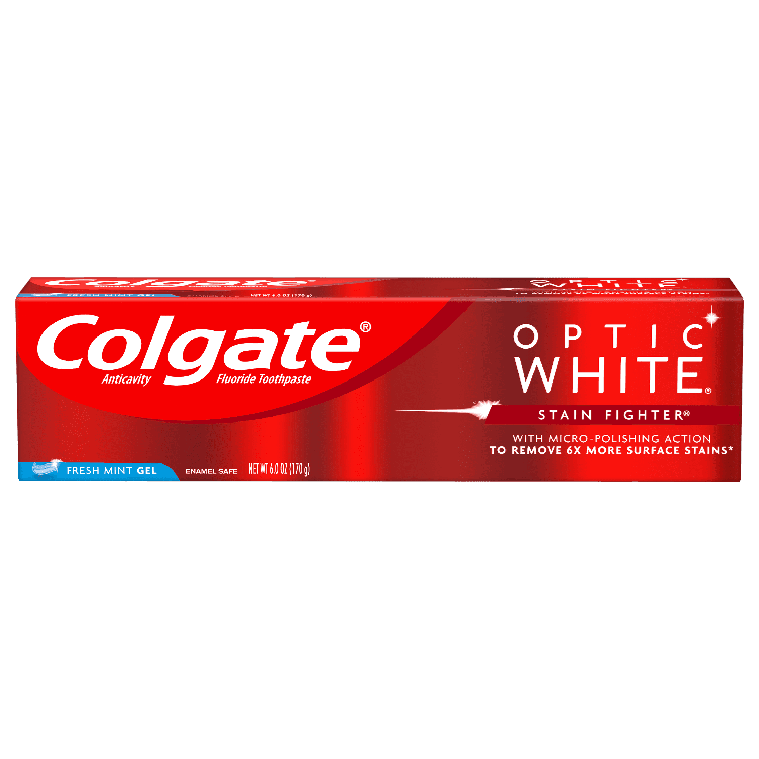 Colgate Optic White Stain Fighter Whitening Toothpaste - Fresh Mint Gel ...