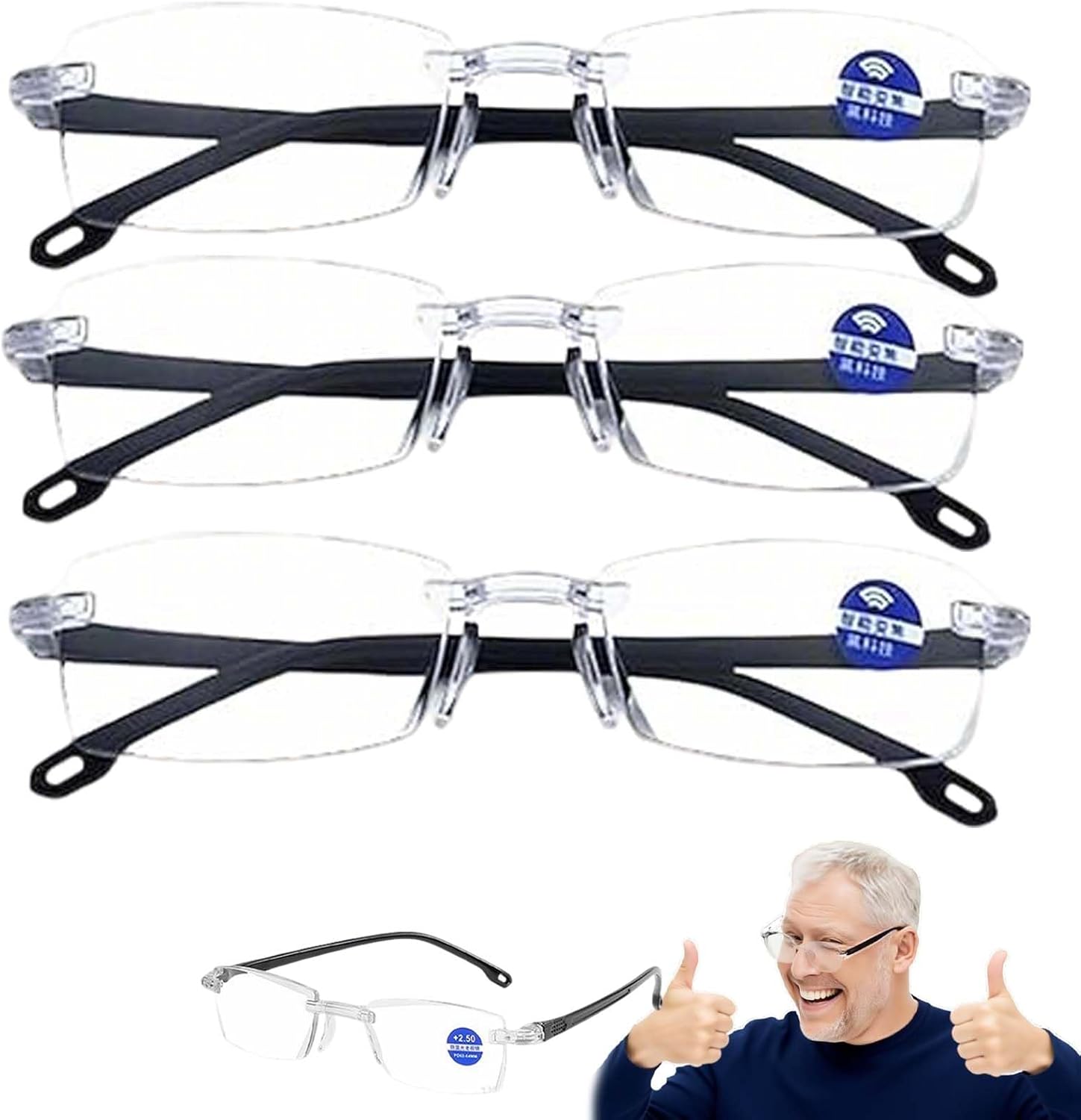 Optic X Self Adjusting Eyeglasses, Auto Focus Glasses Self Adjusting ...