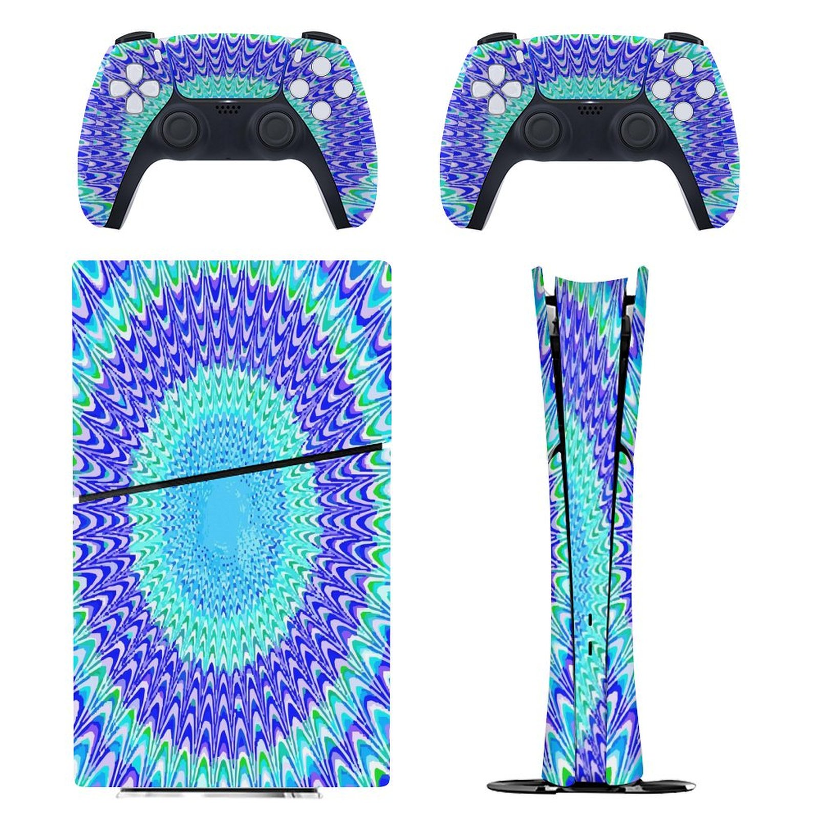 Optical Art PS5/PS5 Slim Digital Disc Skin Sticker For Console And ...