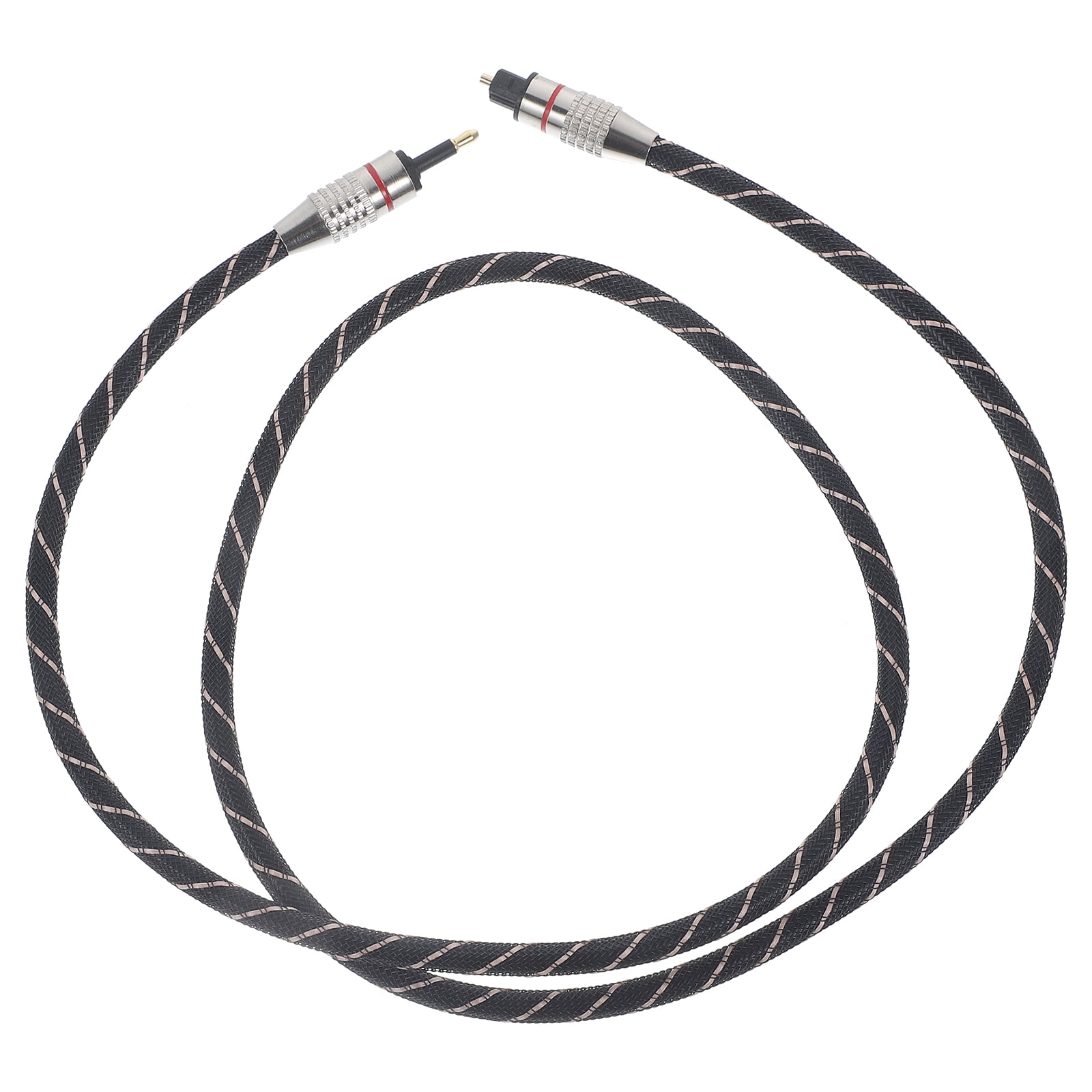 Black Digital Optical Audio Cable with Zinc Alloy and PVC for Immersive ...