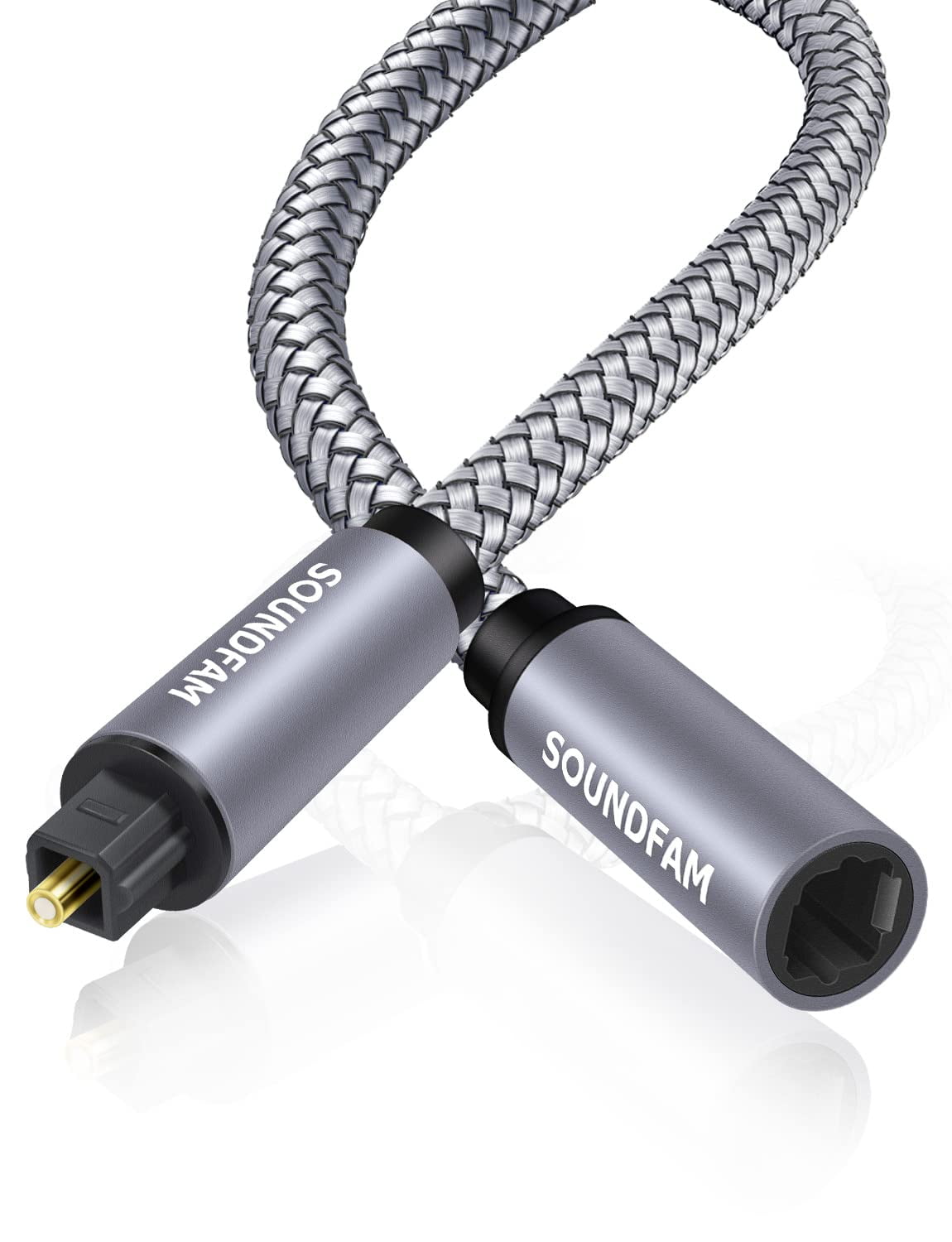 Optical Audio Splitter ，Toslink Splitter 1 in 2 Out Optical Audio ...