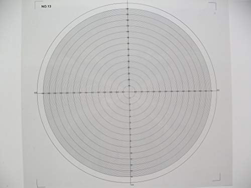 Optical Comparator Chart for Profile Projector Overlay Chart 330mm ...