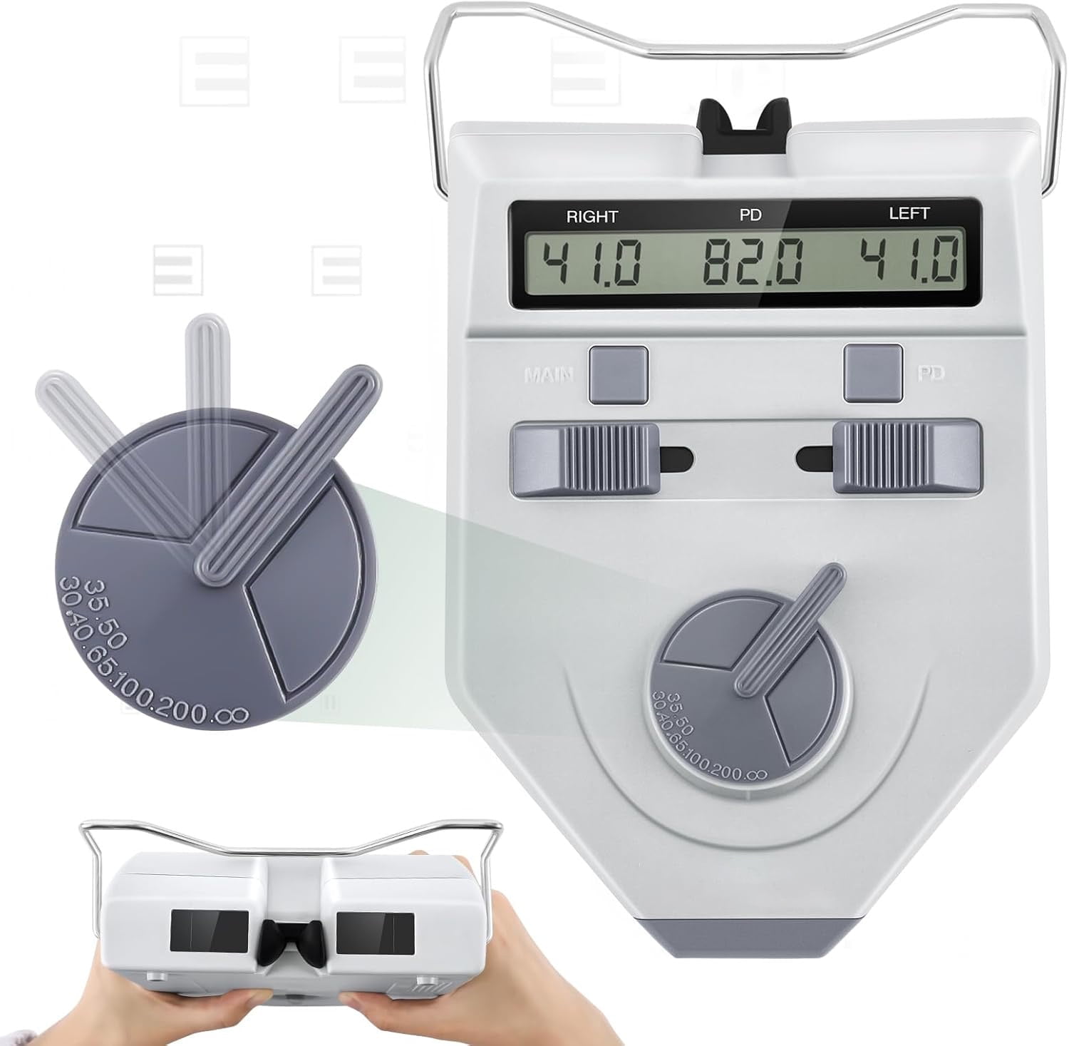 Optical Digital Pupilometer 45-82mm Pupil Meter PD Meter Pupil Distance ...